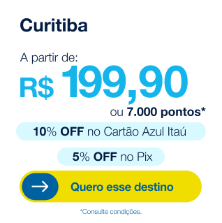 Azul - Passagens aéreas promocionais