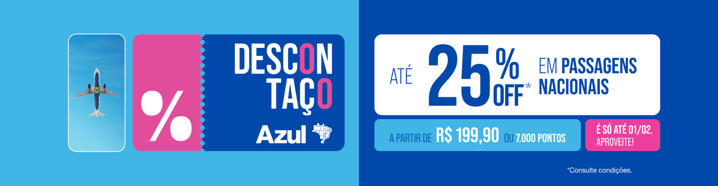 Azul - Passagens aéreas promocionais